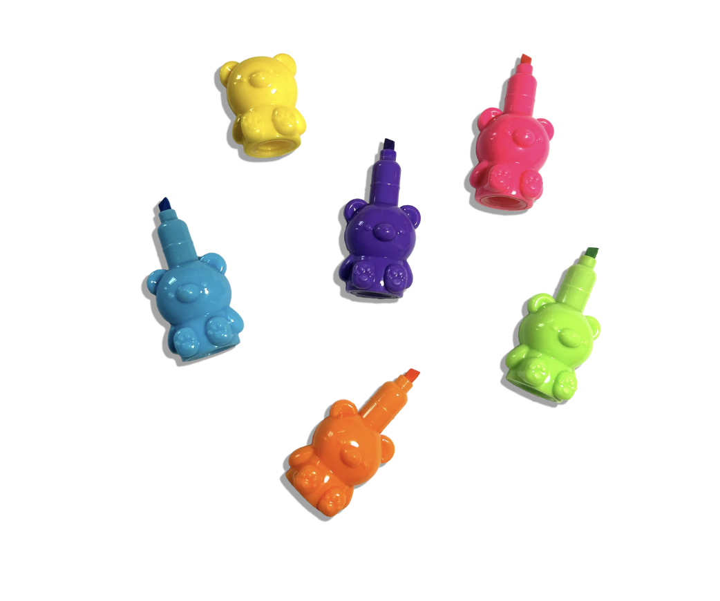 Bear Besties Stacking Highlighters - 5 Color – Jonesies Children's Shop ...